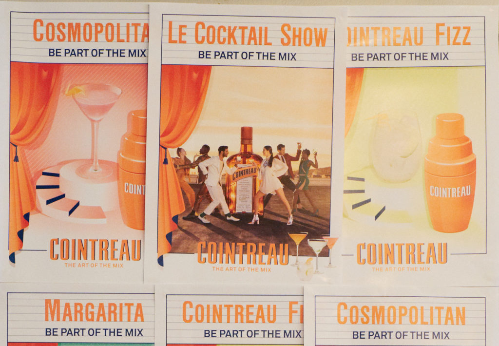 A Cointreau night to remember mit einer fancy Cosmopolitan-Kreation ...